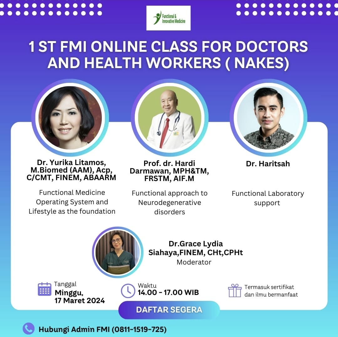 1st FMI Online Class for Doctors and Health Workers (NAKES ...